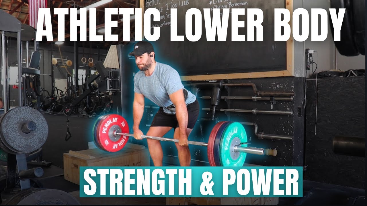 Athletic Lower Body Strength & Power Workout - YouTube