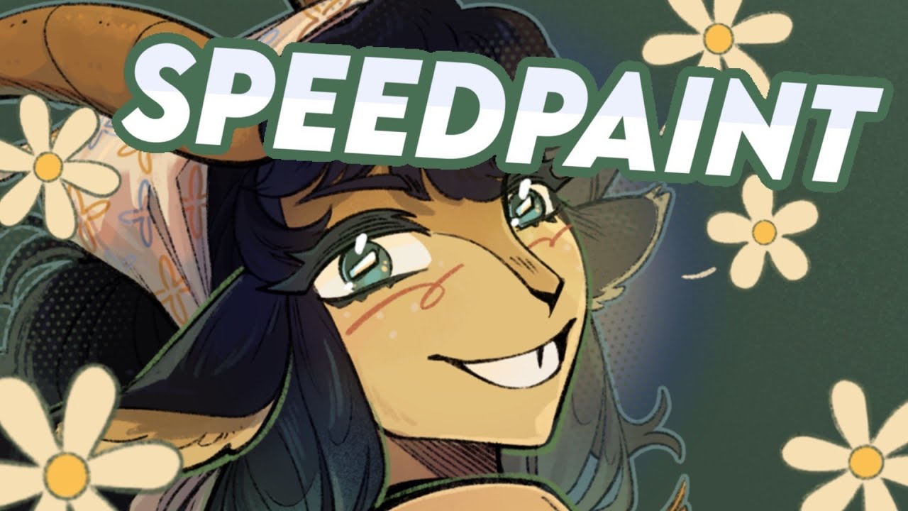 The baker smiles at you 🥖🐐 - Commission Speedpaint - YouTube