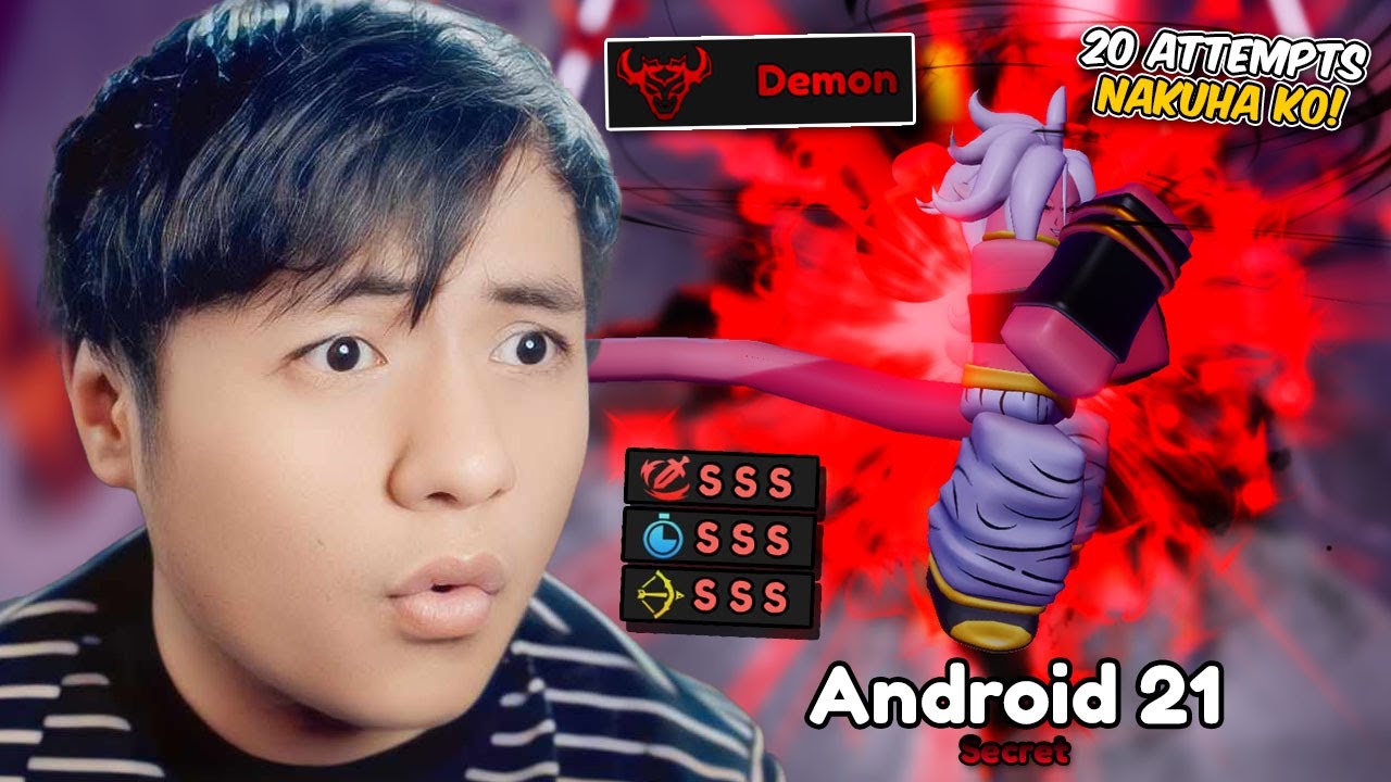DEMON ANDROID 21 SECRET UNIT (20 CLEARS) - Anime Reborn || ROBLOX - YouTube