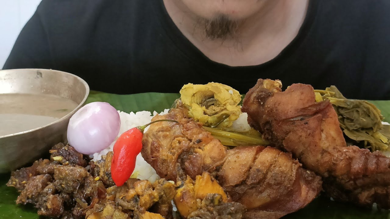 Eating Local Chicken With Rice||AMAR ASMR - YouTube