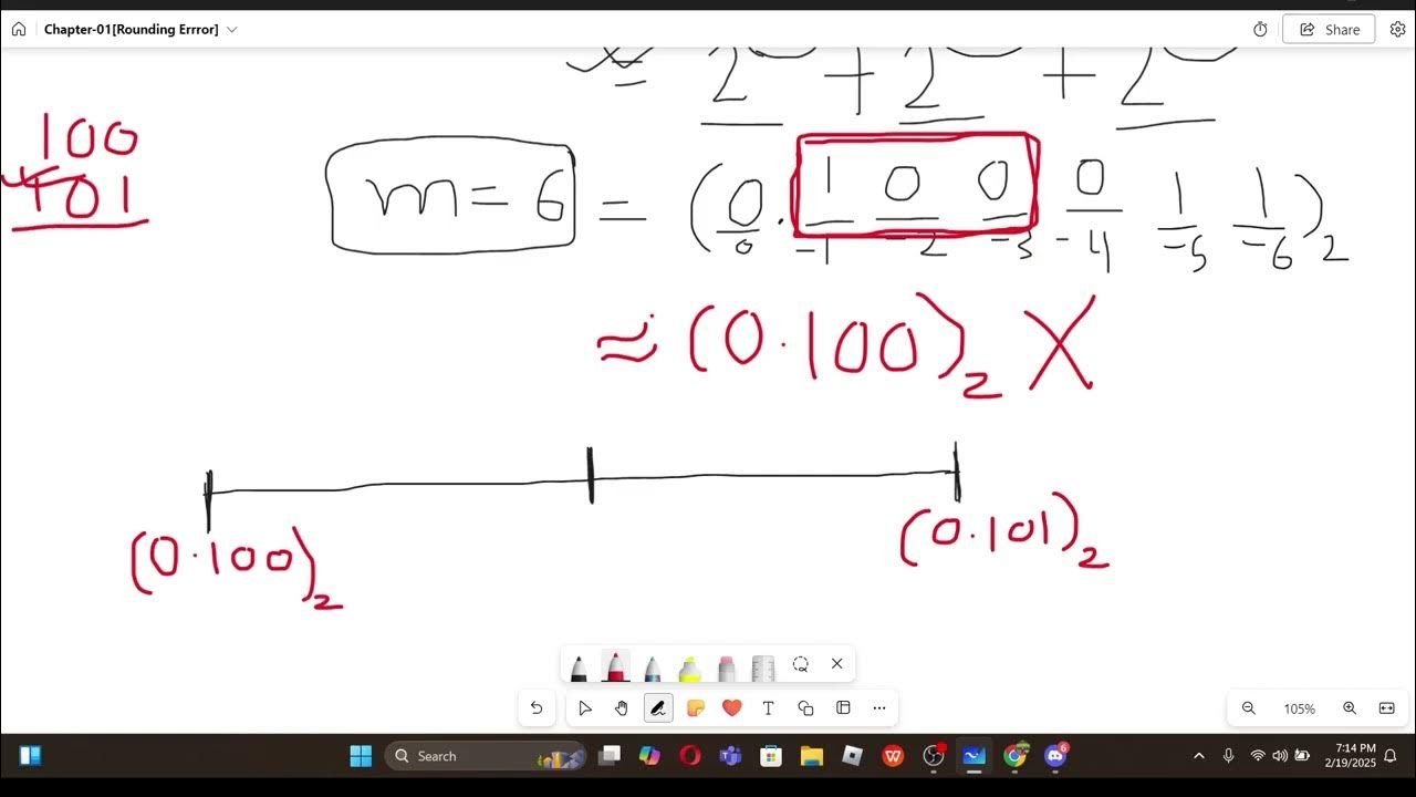 Rounding Error & Machine Epsilon Derivation - YouTube