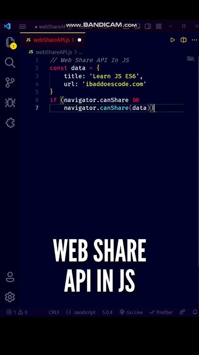 😋😋 New COOL browser API to allow open share dialog box in mobile view #shorts #javascript # ...