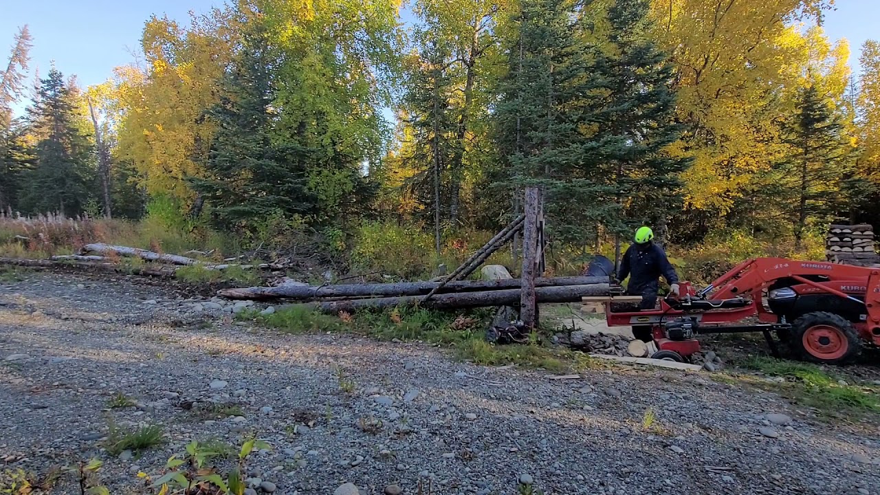 Easy, DIY, Firewood Processor. - YouTube