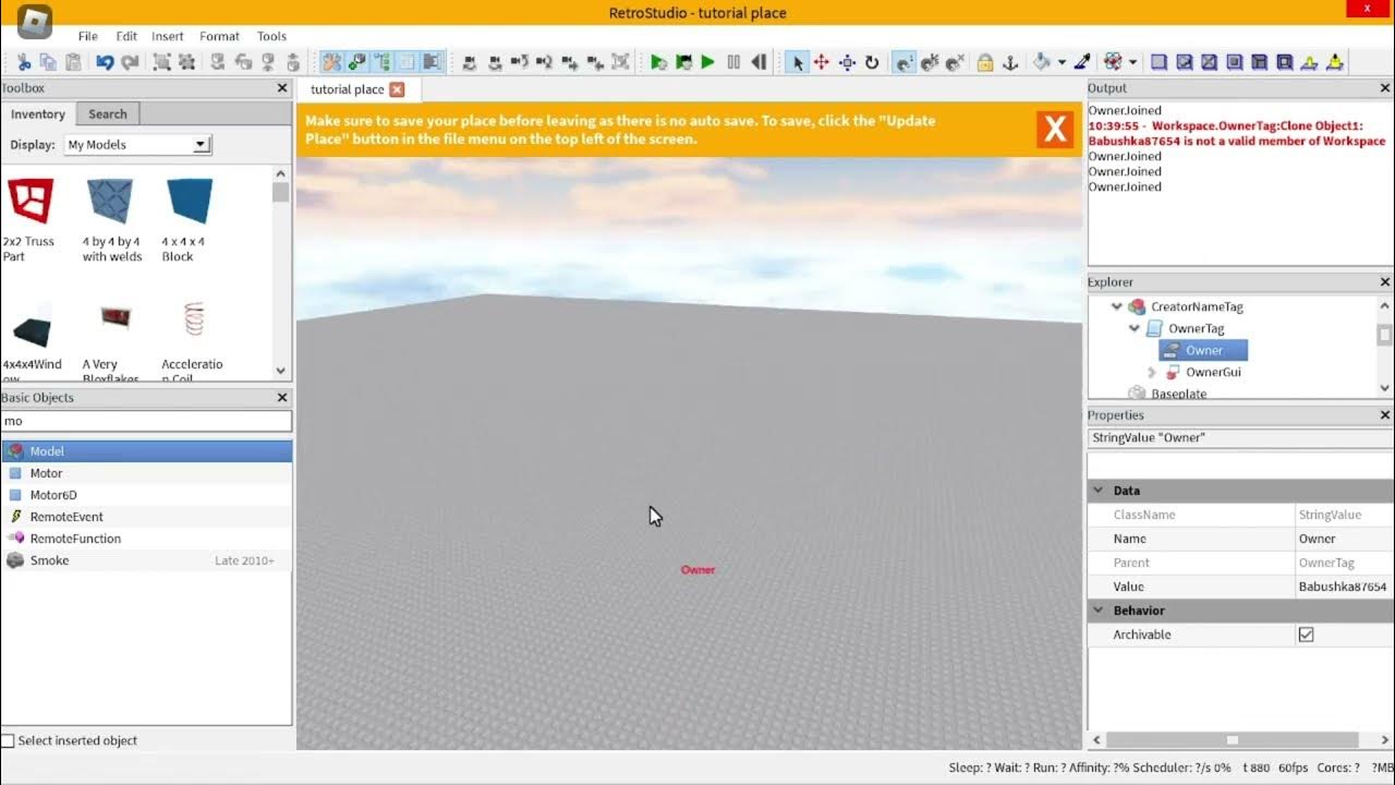 How to make a creator name tag in retrostudio! (ROBLOX) (READ DESCRIPTION) - YouTube