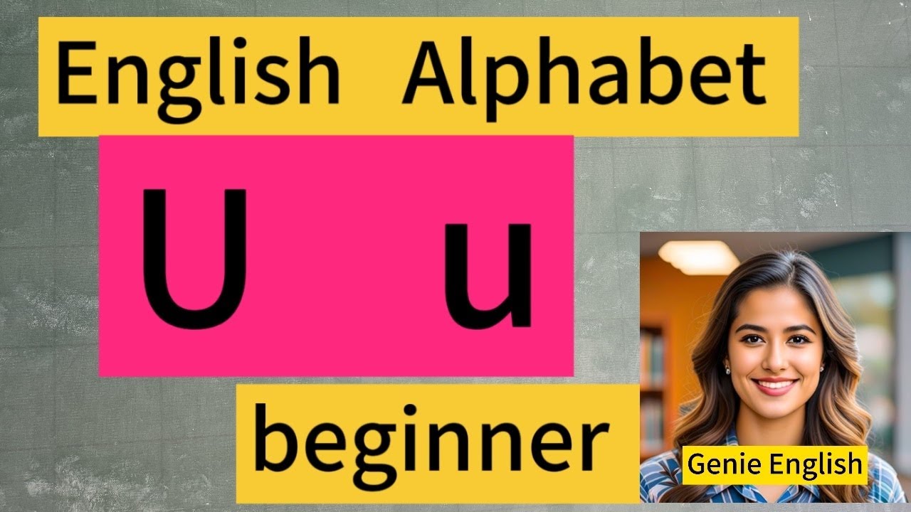 Let's learn how to read and write uppercase 'U' and lowercase 'u' with ...