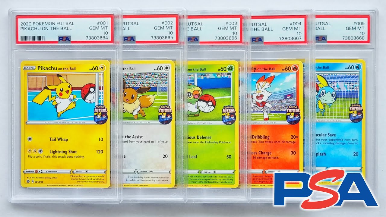 Complete PSA 10 Pokémon Futsal Set ~ PSA Graded Returns - YouTube