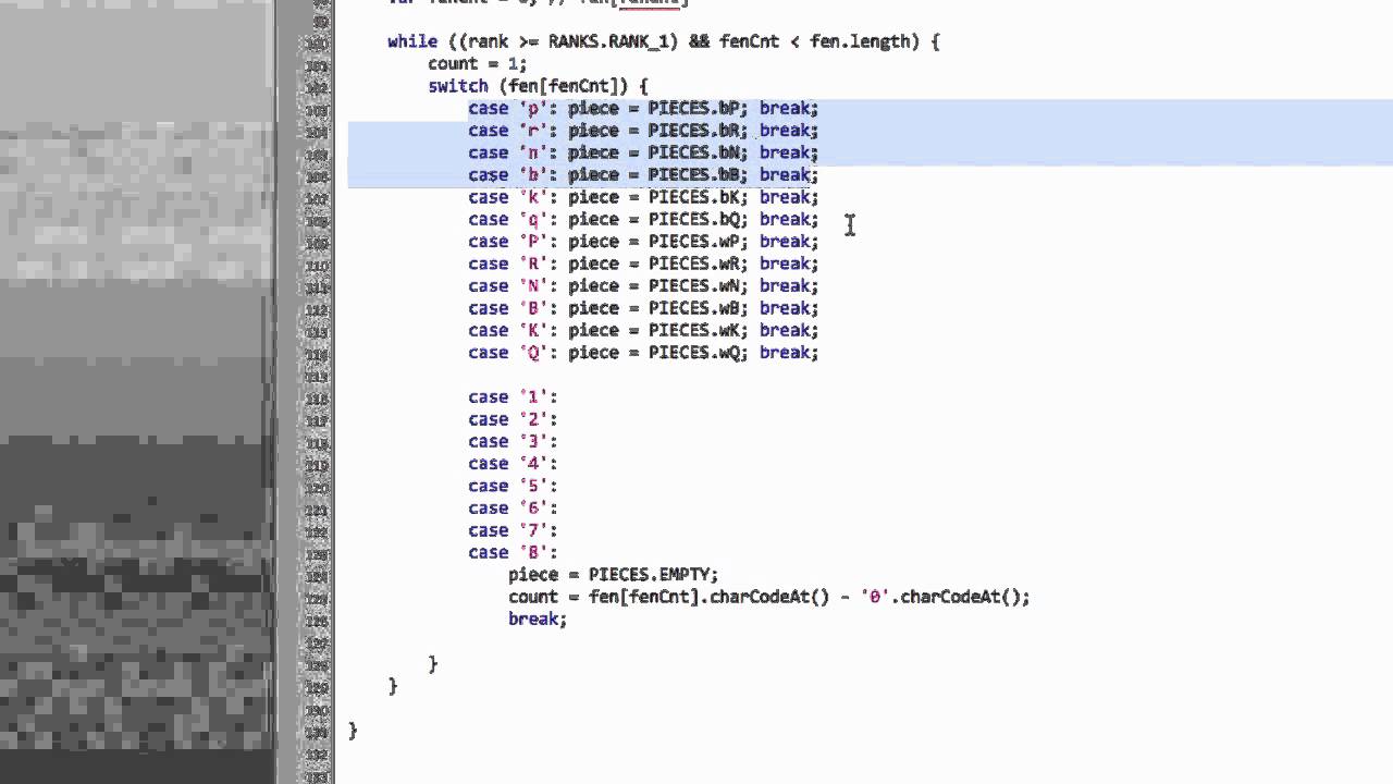 Programming A Chess Engine In Pure Javascript Part 11 Fen Position String 2 Pieces Youtube 8653