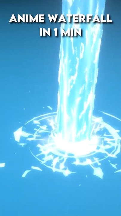 Anime Water Splash in 1min! #vfx #gamedev #anime - YouTube