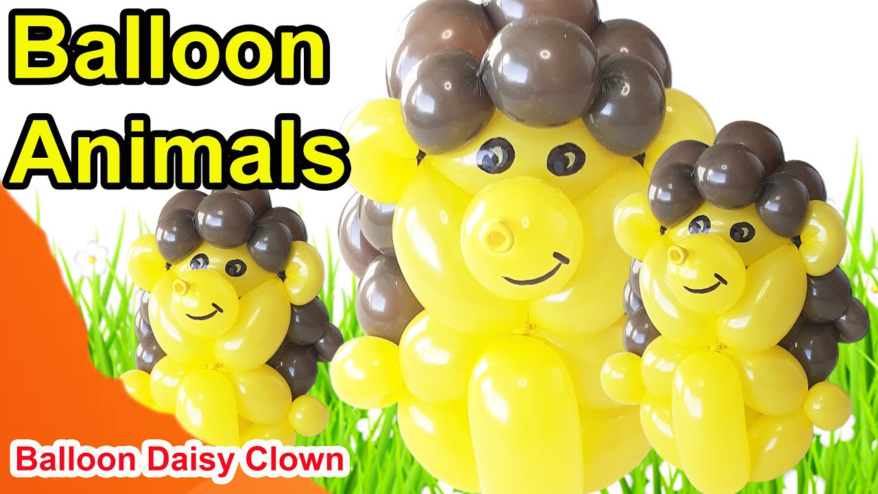 Balloon Hedgehog - Balloon Animal Lessons #67 - YouTube