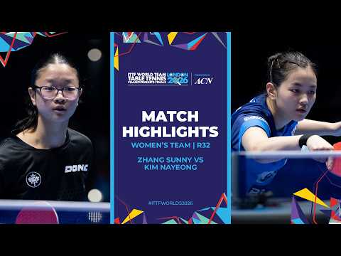 Sunny Zhang vs Kim Nayeong | WT - R32 | #ITTFWorlds2026