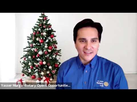 Rotary Club of El Paso presents a conversation between Yasser Murga and ...