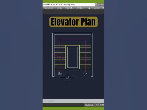 Plan of elevator quickly AutoCAD #yqarch #architecture - YouTube