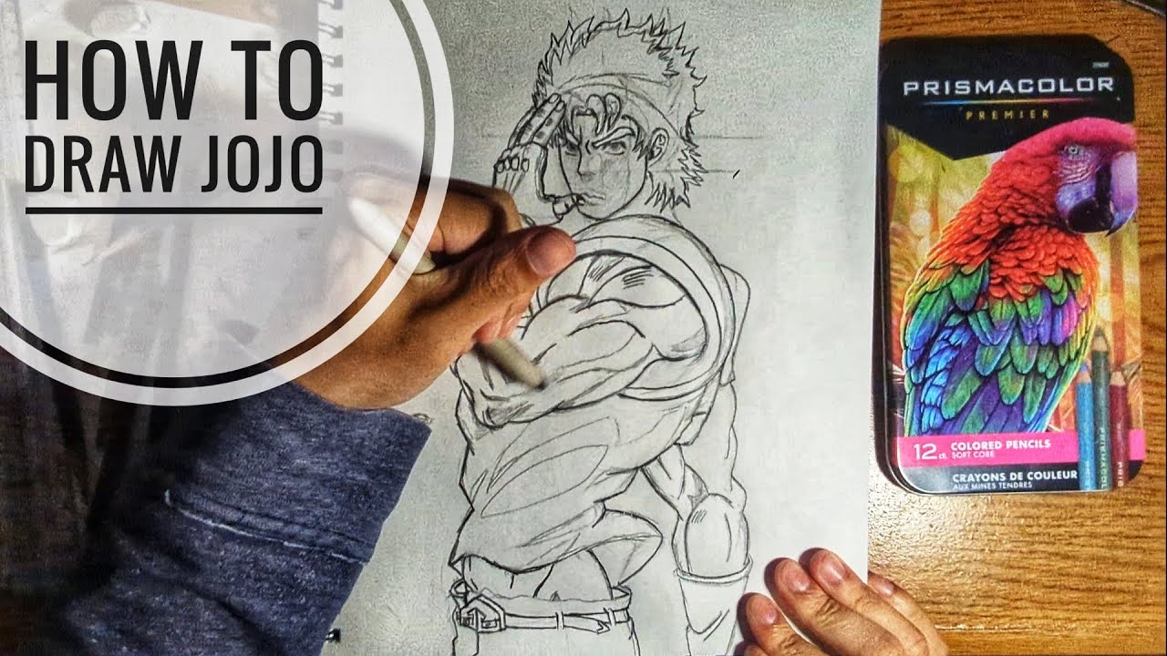 How to draw Jonathan Joestar (JoJo's Bizarre Adventure) - Anime Art ...