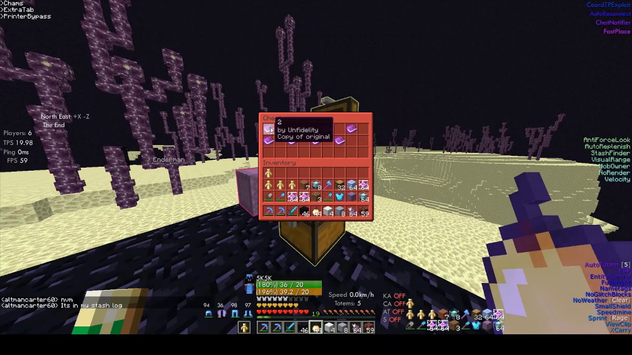 Chunk Dupe Endcrystal.me May 30 2020 - YouTube