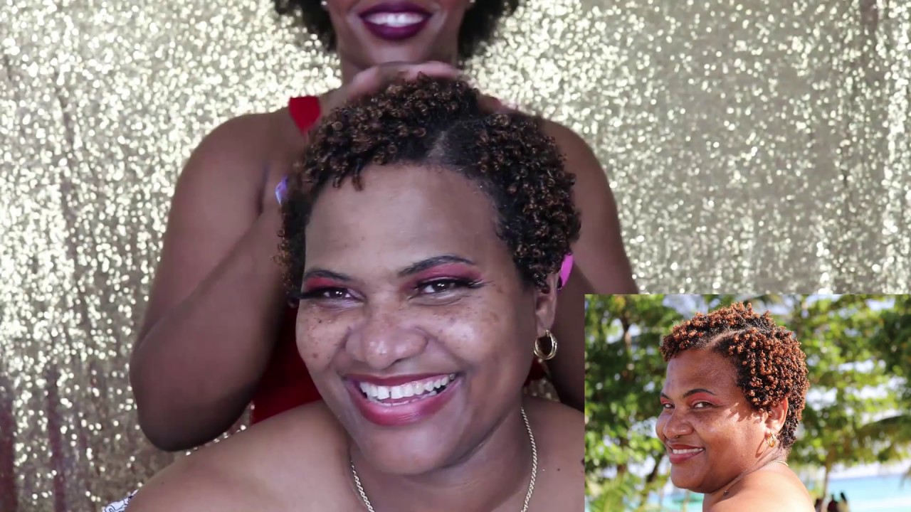 How To: Wash N Go on Short Natural Hair / for TWA - YouTube