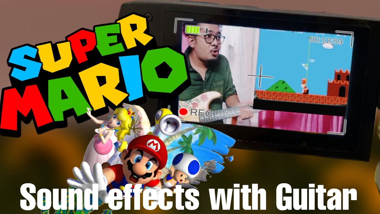 Super mario on electric guitar - YouTube