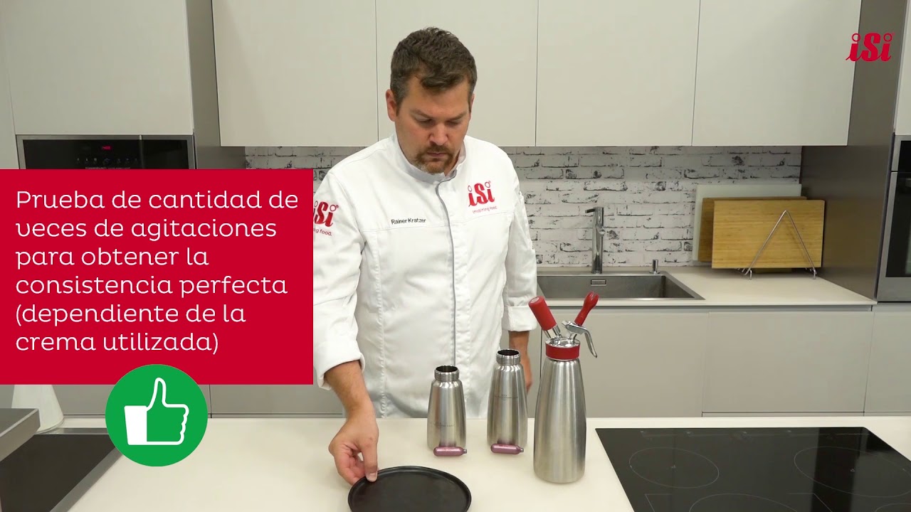 Uso correcto de dispensador de los espumas ISI - YouTube