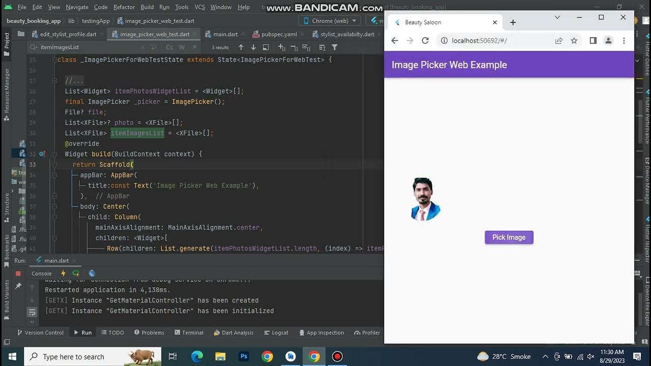 Image Picker for Web | flutter | flutter web - YouTube