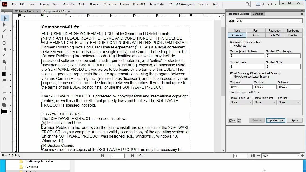 FrameMaker Pagination - Part 1 - YouTube