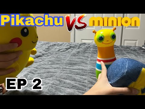 Pikachu vs minion plushy beatbox battle s - YouTube