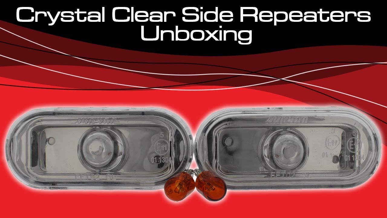 CRYSTAL CLEAR UPGRADE SIDE REPEATERS TO FIT FORD FOCUS MK2 FORD FIESTA ...