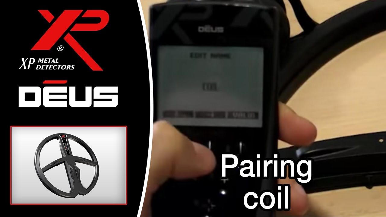Metal Detector XP DEUS: Pairing coil [EN] - YouTube