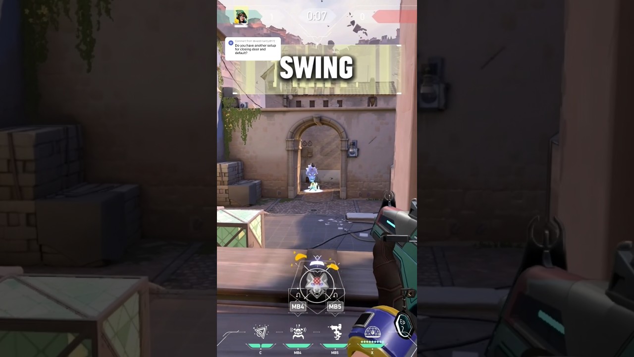 BEST KJ SETUP FOR ASCENT A SITE DOOR #valorantclips #valorantsetup # ...