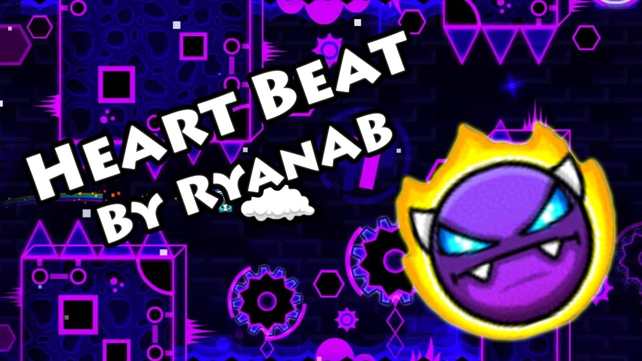 Geometry Dash - Heart Beat (By RyanAB) [All Coins] - YouTube