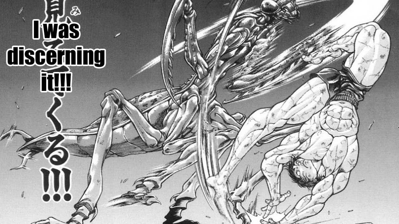 BAKI has an AMAZING fight AGAINST A 220-POUND RELIGIOUS MANTIS - YouTube