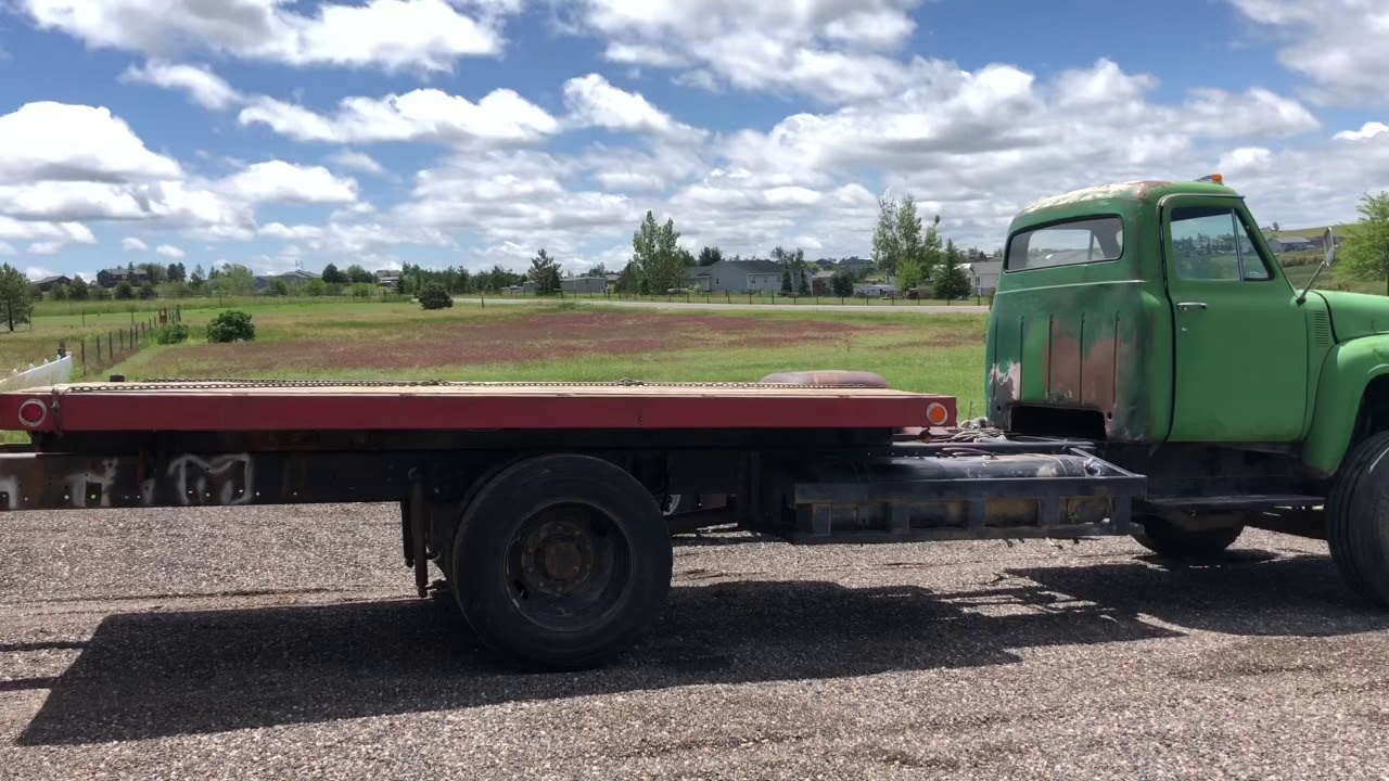 1955 F600 School bus chassis swap part 29 - YouTube