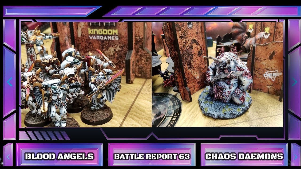 INFORME BATALLA DÉCIMA ! W40K nº 63: BLOOD ANGELS vs CHAOS DAEMONS ...