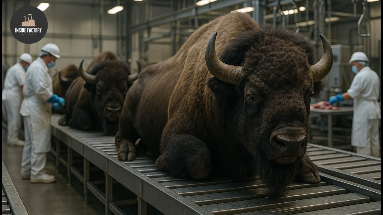 How Bison Farming Turns Wild Beasts Into Million-Dollar Meat - YouTube