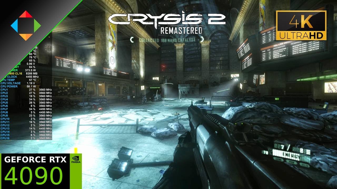 CRYSIS 2 Remastered | 4K Native, Ray Tracing ON | RTX 4090 | Ryzen 7 ...