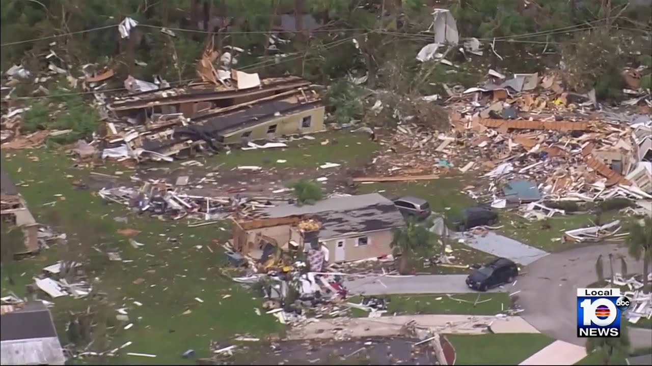 Fort Pierce hit by deadly tornado during Hurricane Milton - YouTube