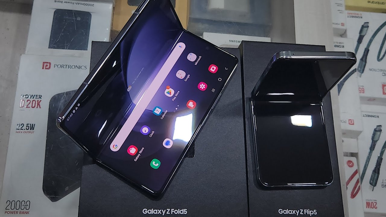 SAMSUNG GALAXY FOLD 5 UNBOXING - YouTube