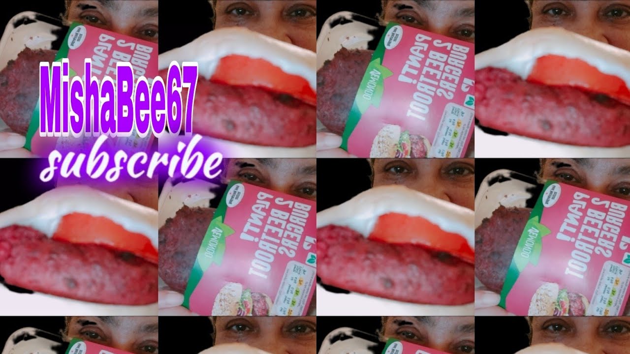 Lidl Vegan Beetroot burger first time trying - YouTube