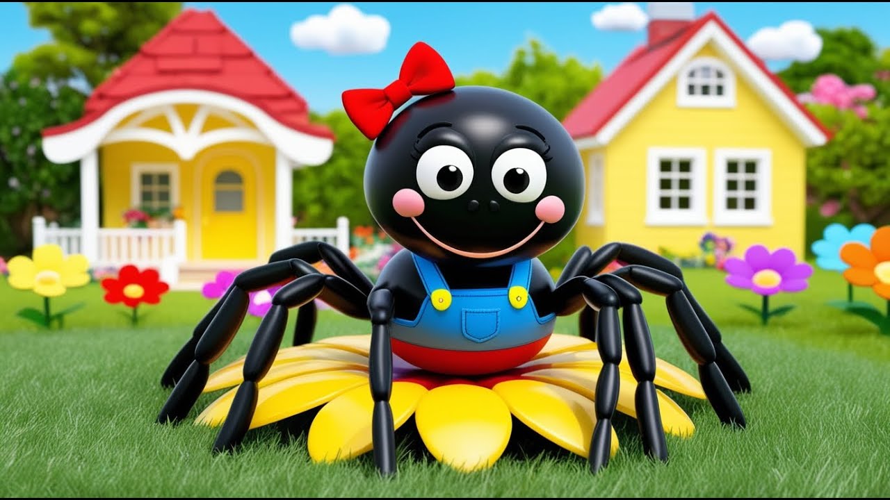 The Itsy Bitsy Spider: A Colorful Climb to the Top! - YouTube