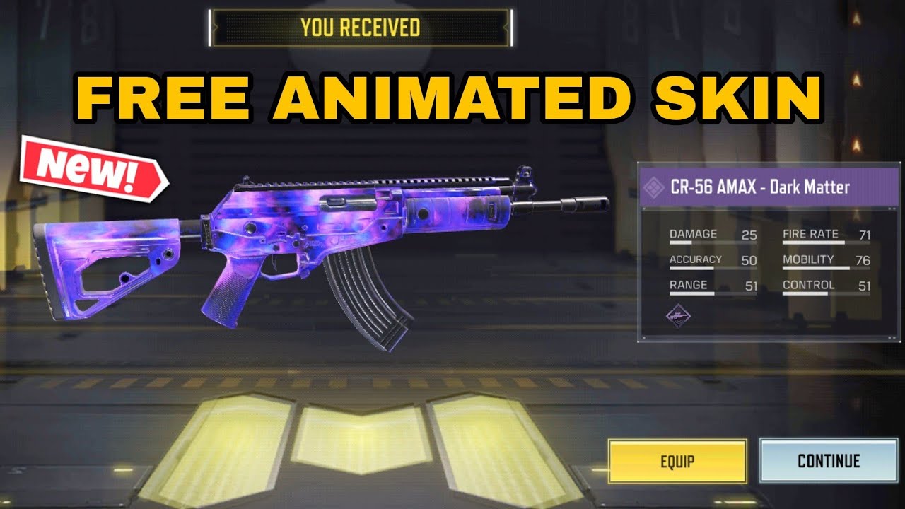 *NEW* CR-56 AMAX - Dark Matter GAMEPLAY in COD Mobile | How to Get and ...