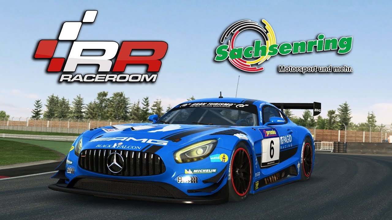 RaceRoom Racing | Mercedes AMG GT3 @ Sachsenring - YouTube