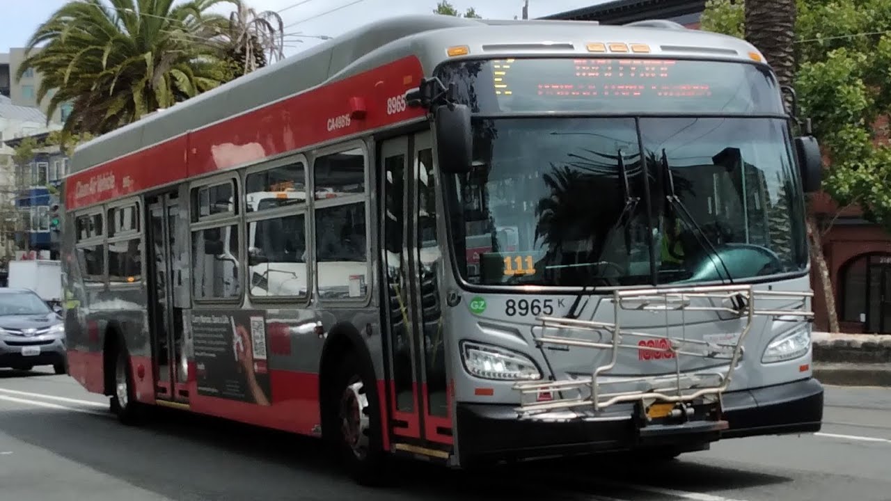 SF Muni 2018 New Flyer XDE40 #8965 on Route K Ingleside Bus - Full ...
