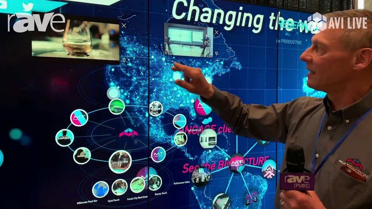 AVI LIVE: Multitaction Presents Showcase Software, an Interactive Touch ...