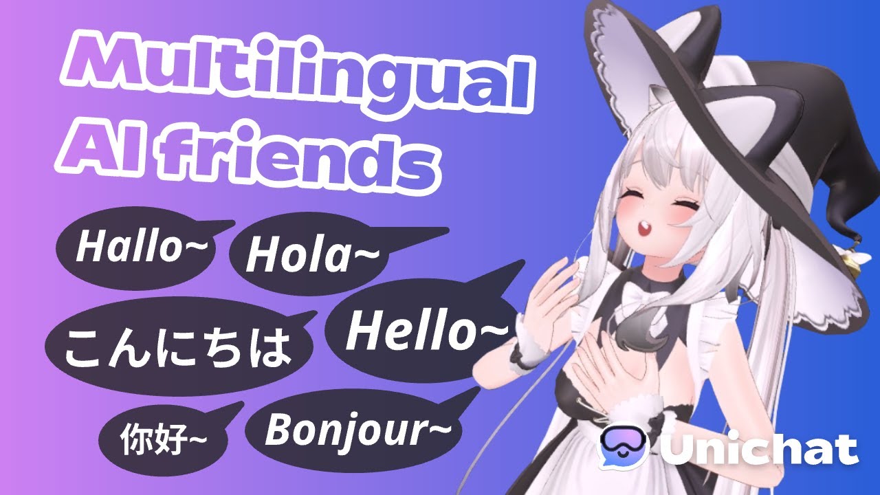 Unichat Update: Multilingual AI friends! - YouTube