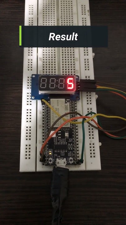 Esp32 Projects Tm1637 7seg With Esp Idf Youtube