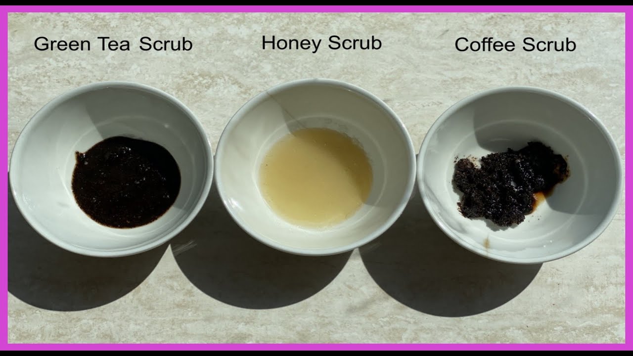 DIY Body Scrub using ingredients available at home - YouTube