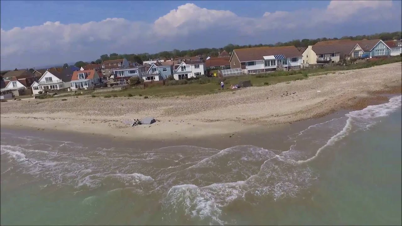 Elmer Sand Beach (Aerial UHD) - YouTube