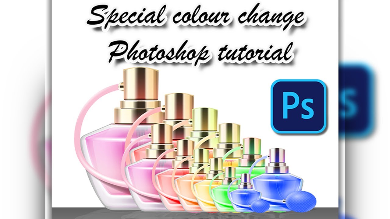 special colour change photoshop tutorial | perfume colour change #5min ...
