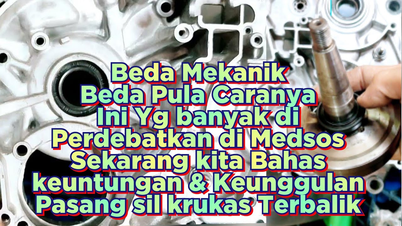 KEUNTUNGAN dan FUNGSI pasang sil krukas NINJA R terbalik - YouTube