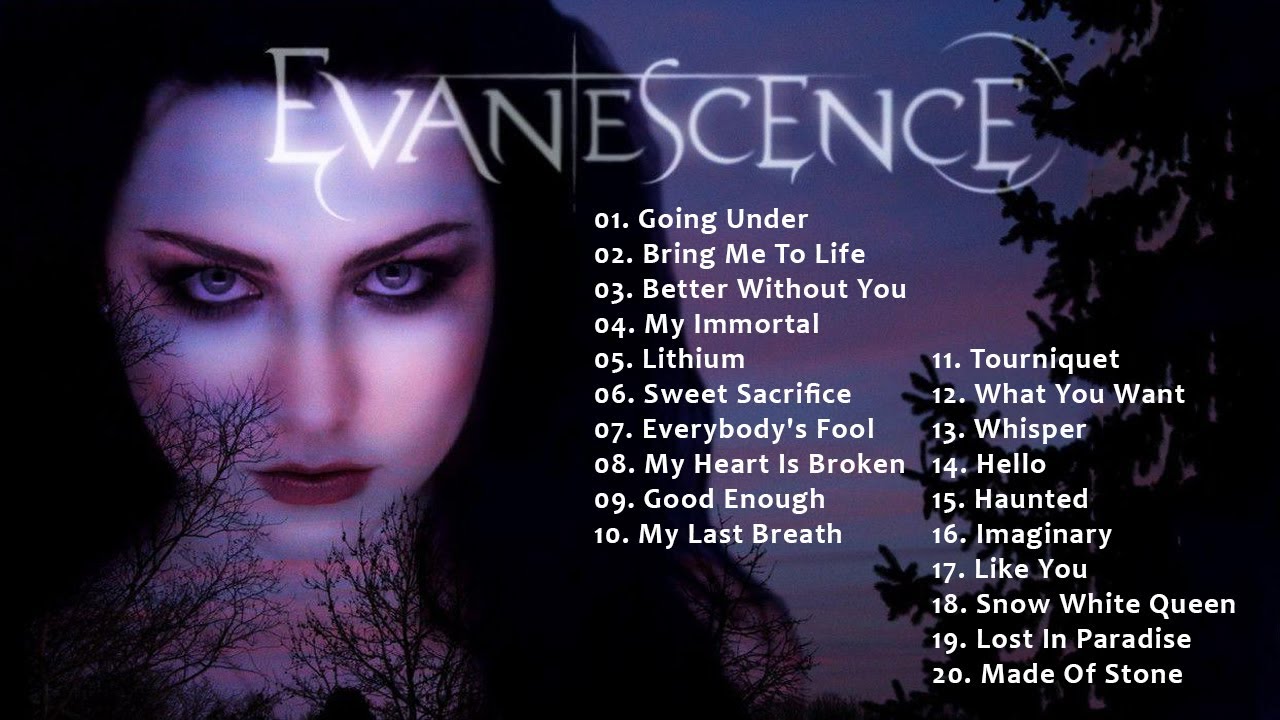 The Best Of Evanescence Collection || Evanescence Greatest Hits Full ...