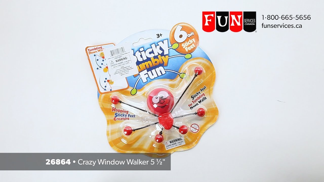 26864 Crazy Window Walker 5 Inch - YouTube