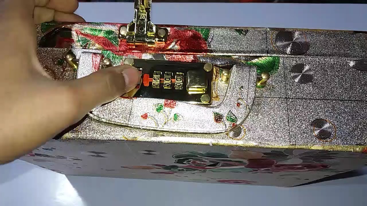 Bangle Box With Safety Lock ||Bangle box designs ||Bangle box unboxing ...